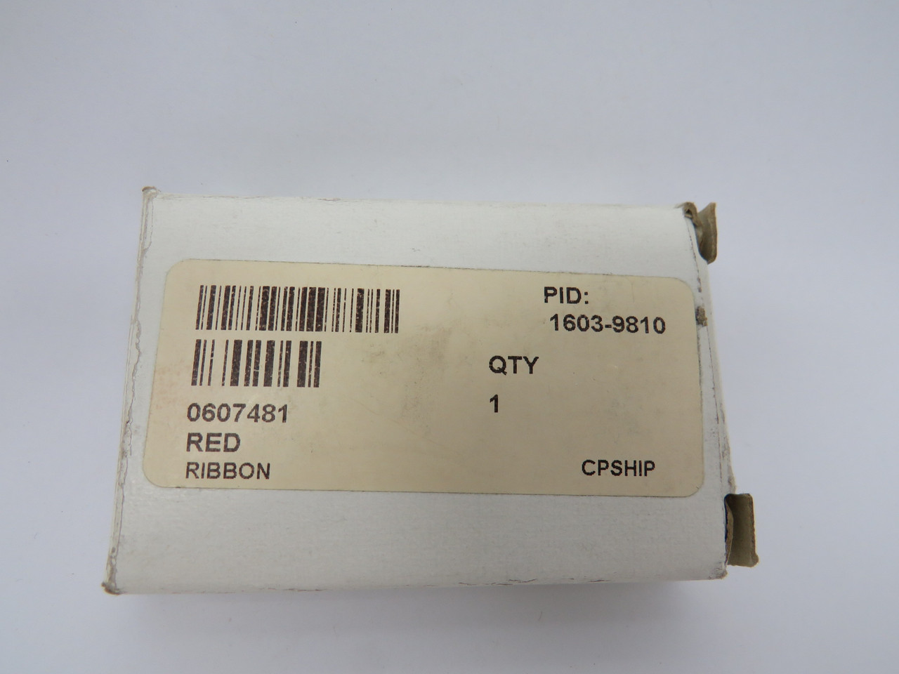 Simplex 1603-9810 0607481 Time Clock Red Ribbon Cassette NEW ...