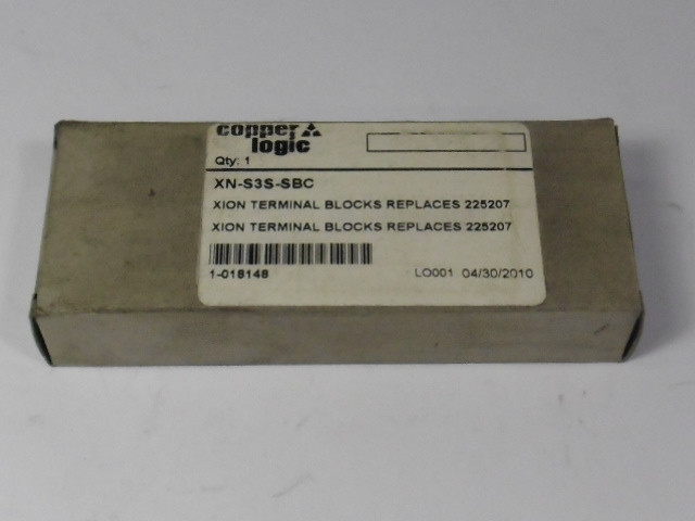 Culter Hammer XN-S3S-SBC 3 Connection Screw Terminal NEW - Industrial ...