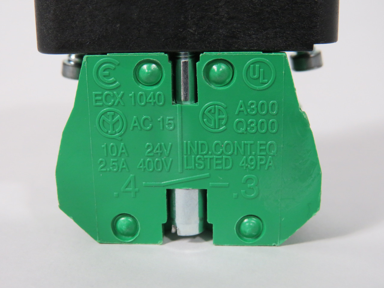 Automation Direct GCX3102 Momentary Push Button 400V 10A 1NO Green Cap ...