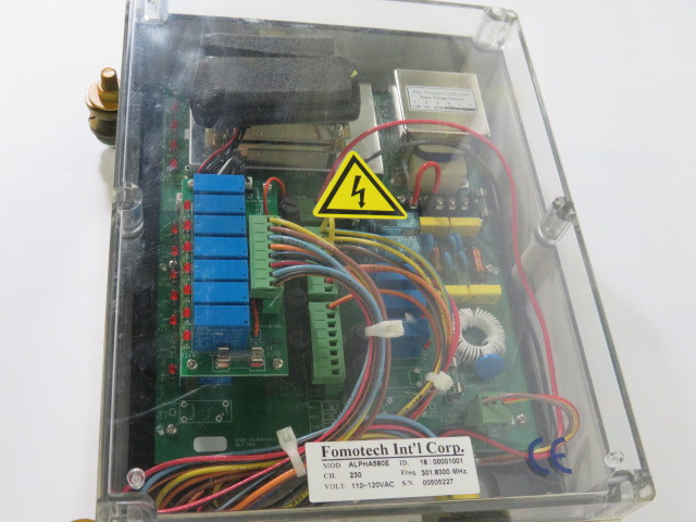 Fomotech ALPHA580E Alpha 500 Series Receiver 110-120VAC 301.8300MHz ...