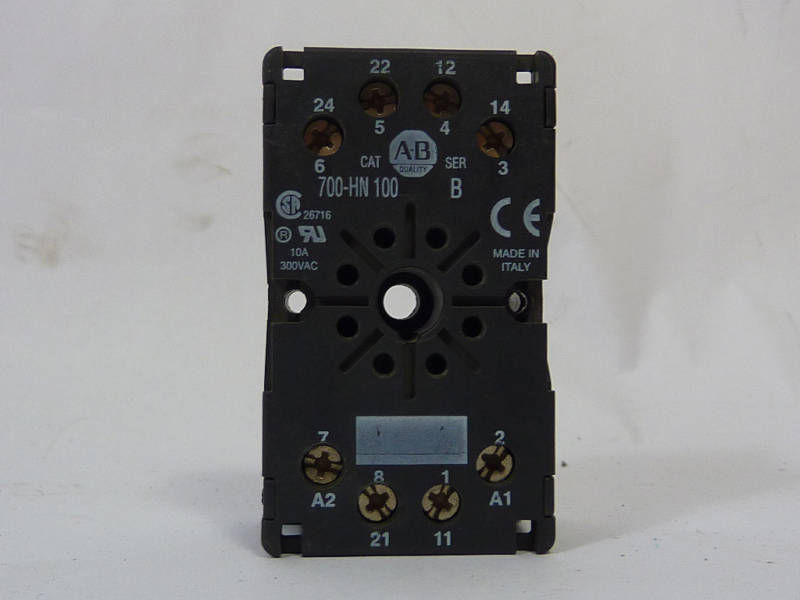 Allen-Bradley Relay Socket 8Pin 700-HN100 B ! WOW ! - Industrial ...