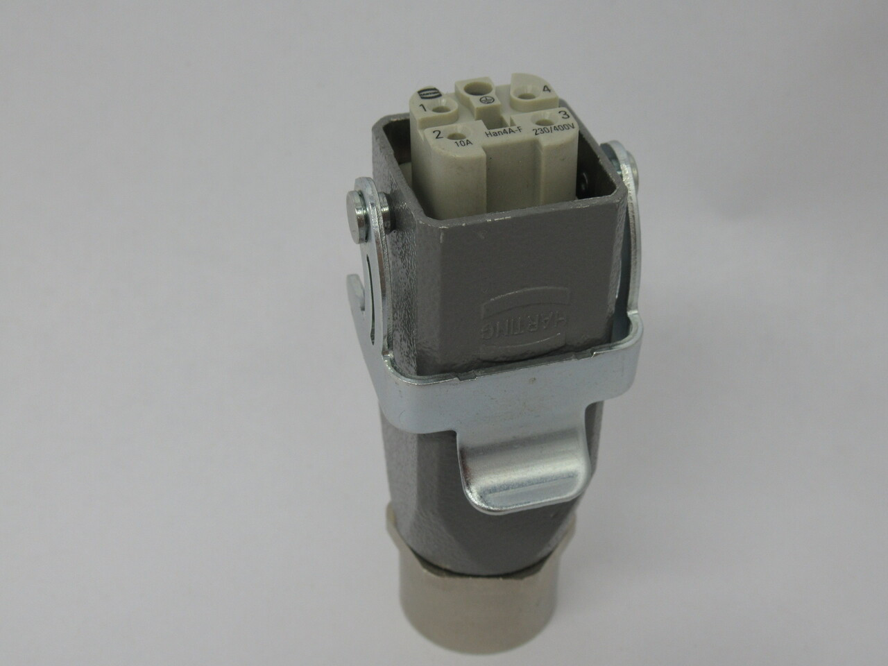 Harting 09200042711 HAN-4A-F w/Han 3A-kg-QB-11 10A 230/400V USED ...