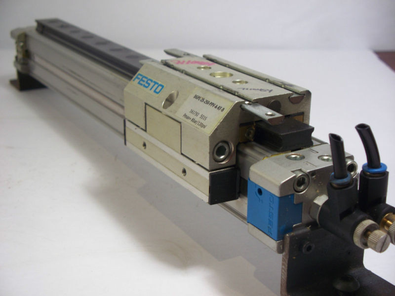 Festo DGPL-40-750-PPV-A-KF-B Linear Actuator 40mm Piston 120 PSI ! WOW ...