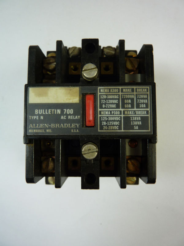 Allen-Bradley 700-NT200A1 AC Relay 120V 60Hz ! WOW ! - Industrial ...