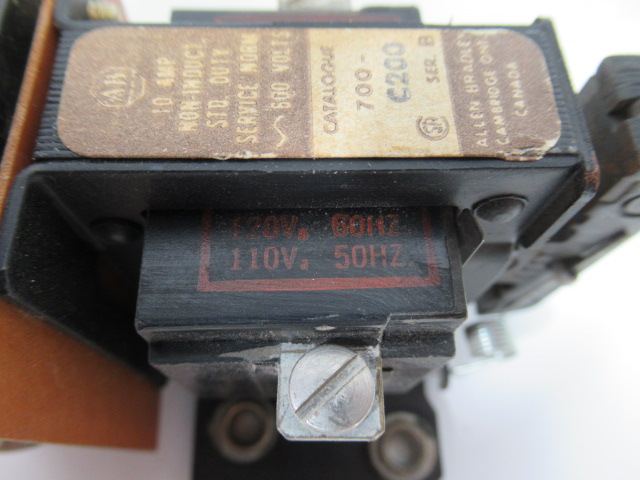 Allen-Bradley 700-C200 Control Relay 110V 50Hz 120V 60Hz 10A SER B ...
