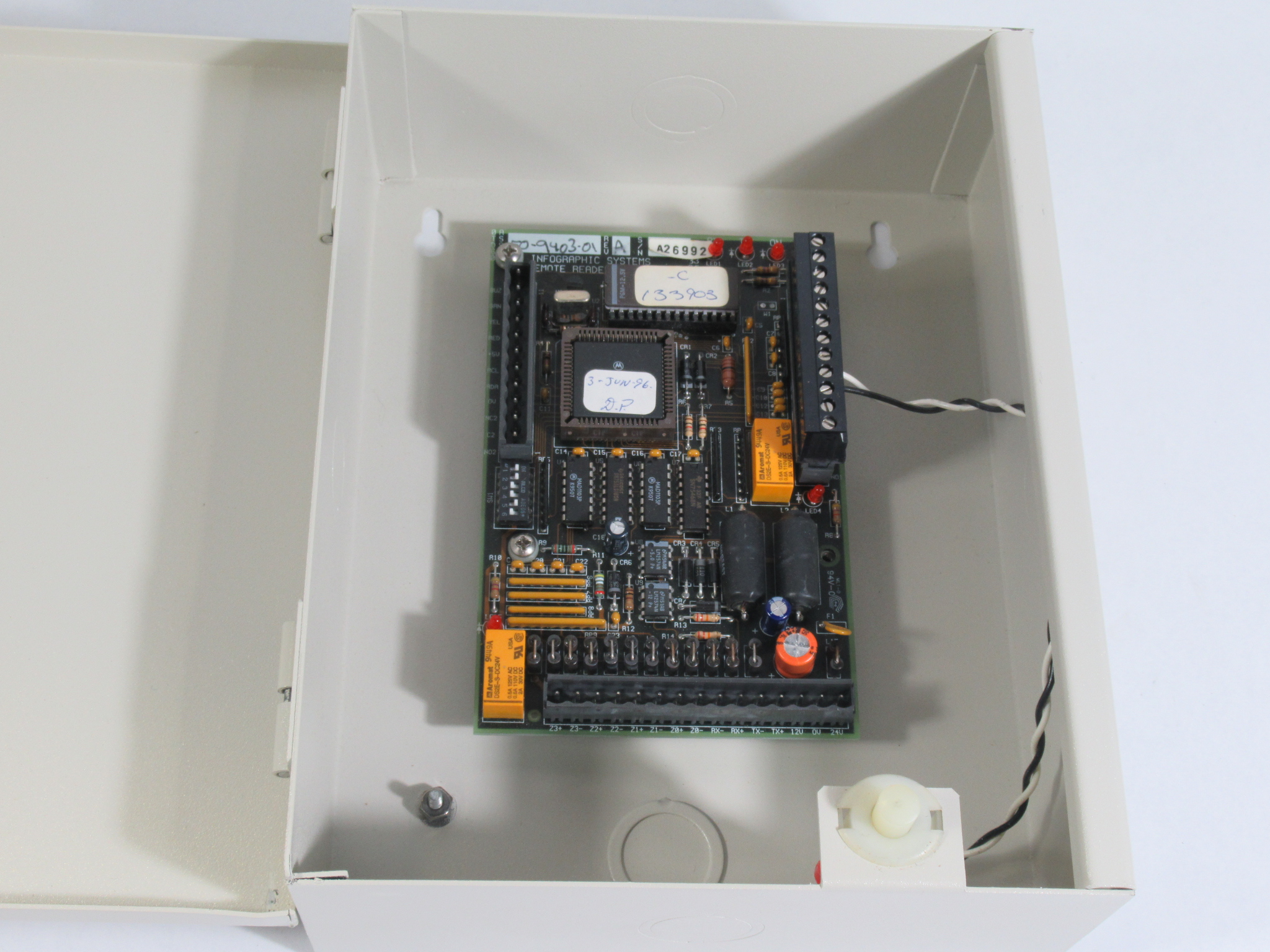 InfoGraphic Systems RRE1 Remote Reader Interface with keys SHELF-WEAR ...