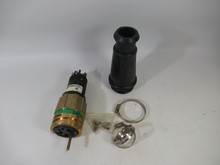 Cooper X8343-4G Quik-Loc Female Connector *Missing Small Insert* ! NOP ...