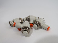SMC AS2201F-02-03S Speed Control Valve 1/4" NPT x 5/32 Tube OD 4-Pk USED - Industrial Automation ...