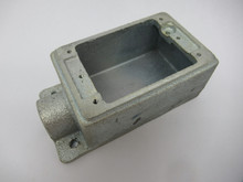 Appleton FS-1/2 Malleable Iron Shallow Cast Device Box 1/2" Gang USED ...