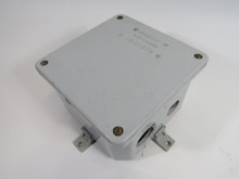 Scepter JB664 077697 PVC Junction Box 6x6x4" 2 Knock-Outs COSMETIC DMG ...