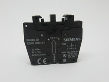 Siemens 3SB3400-0D Contact Block 2NO 400V 10A USED - Industrial ...