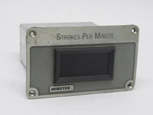 Minster 490-0246 Strokes Per Minute Panel Meter USED - Industrial ...