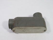 Killark OLB-5 Conduit Body W/ Cover L-Shaped 2-Hole 1-1/2" NPT Aluminum ...