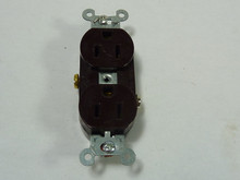 Hubbell CR15 Duplex Receptacle Brown 15A 125V USED - Industrial ...