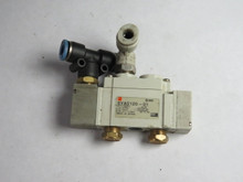 SMC SYA5120-01 Air Pilot Valve 0.15-0.7MPa 2-Pos 4-Way 1/8" Port USED ...