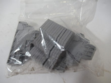 Entrelec FED-3E Terminal Block End Plate GREY Lot of 20 USED ...