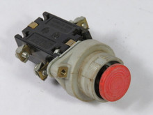 General Electric CR2940UA402C Push Button 1NO 1NC Red Standard Button ...
