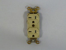 Hubbell 5362I Duplex Receptacle 125V 20A Ivory USED - Industrial ...