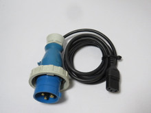Schyller 17354 Blue Plug w/ Cable 16A 6H/220-240VAC 2Pole USED ...