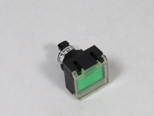 Fuji Electric AH164-TLG-E3 Push Button Illum LED 5A 24V Green Flush ...