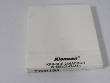 Klemsan KPR-SCE-24VACDC-1 Interface Relay 6A 24VAC/DC 1NO 1NC SEALED ...