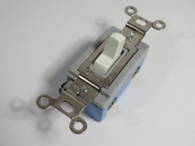 Hubbell HBL1201I Ivory Toggle Switch 15A 120/277V NO MOUNTING SCREWS ...