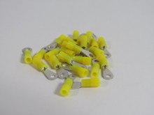 K.S. Terminals Insulated Ring Tongue Terminal 26-22AWG #2 Stud Lot of ...