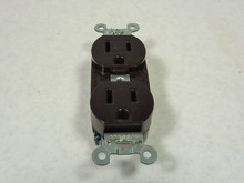 Hubbell CR15 Commercial Grade Duplex Receptacle 15A 125V Brown USED ...
