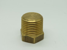 Wika Brass Blind Plug G 1/2" NOP - Industrial Automation Canada