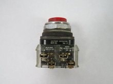 Allen-Bradley 800T-B6A Series A Push Button Red Extended Head 1NO/1NC ...