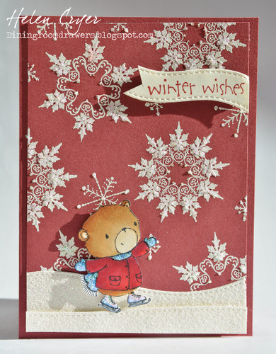 Stacey Yacula Studio - Henry (skating bear) - Purple Onion Designs