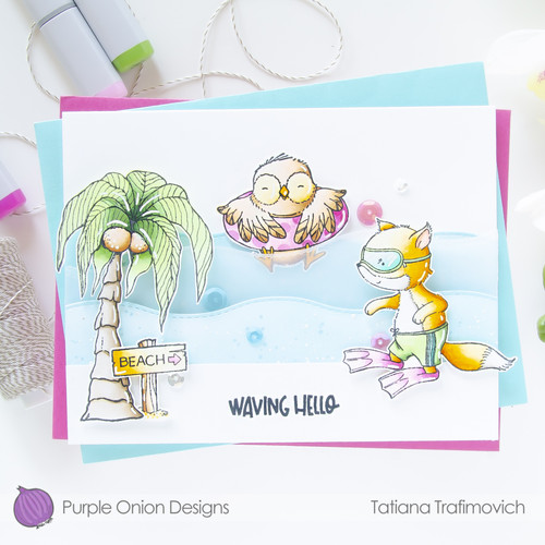 Stacey Yacula - Ophelia (Owl in float) - Purple Onion Designs