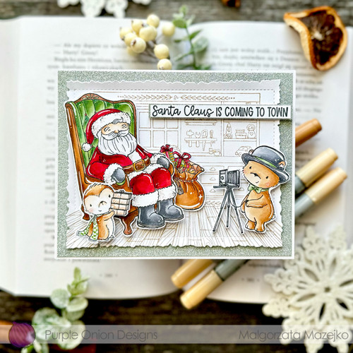 Stacey Yacula - Santa Visit (Santa sitting in chair)