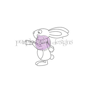 Shari Bresciani - Carrie (Rabbit holding carrot) (Reg. $6.25) - Purple ...
