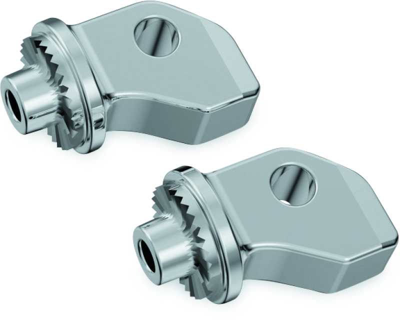 Kuryakyn Kuryakyn Splined Peg Adapters Front Indian Scout Chrome - 8836