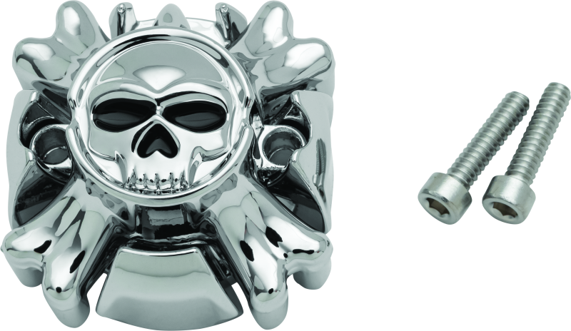 Kuryakyn Replacement Zombie Grip Emblems Without Throttle Boss