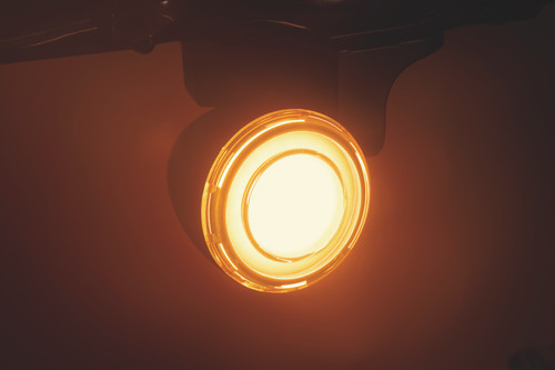 Kuryakyn Tracer LED Front Turn Signal Inserts, White/Amber Light