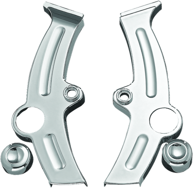 Kuryakyn Kuryakyn Boomerang Frame Covers For 00-07 Softail Chrome - 7851