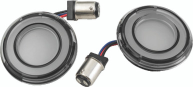 Kuryakyn Tracer LED Front Turn Signal Inserts, White/Amber Light