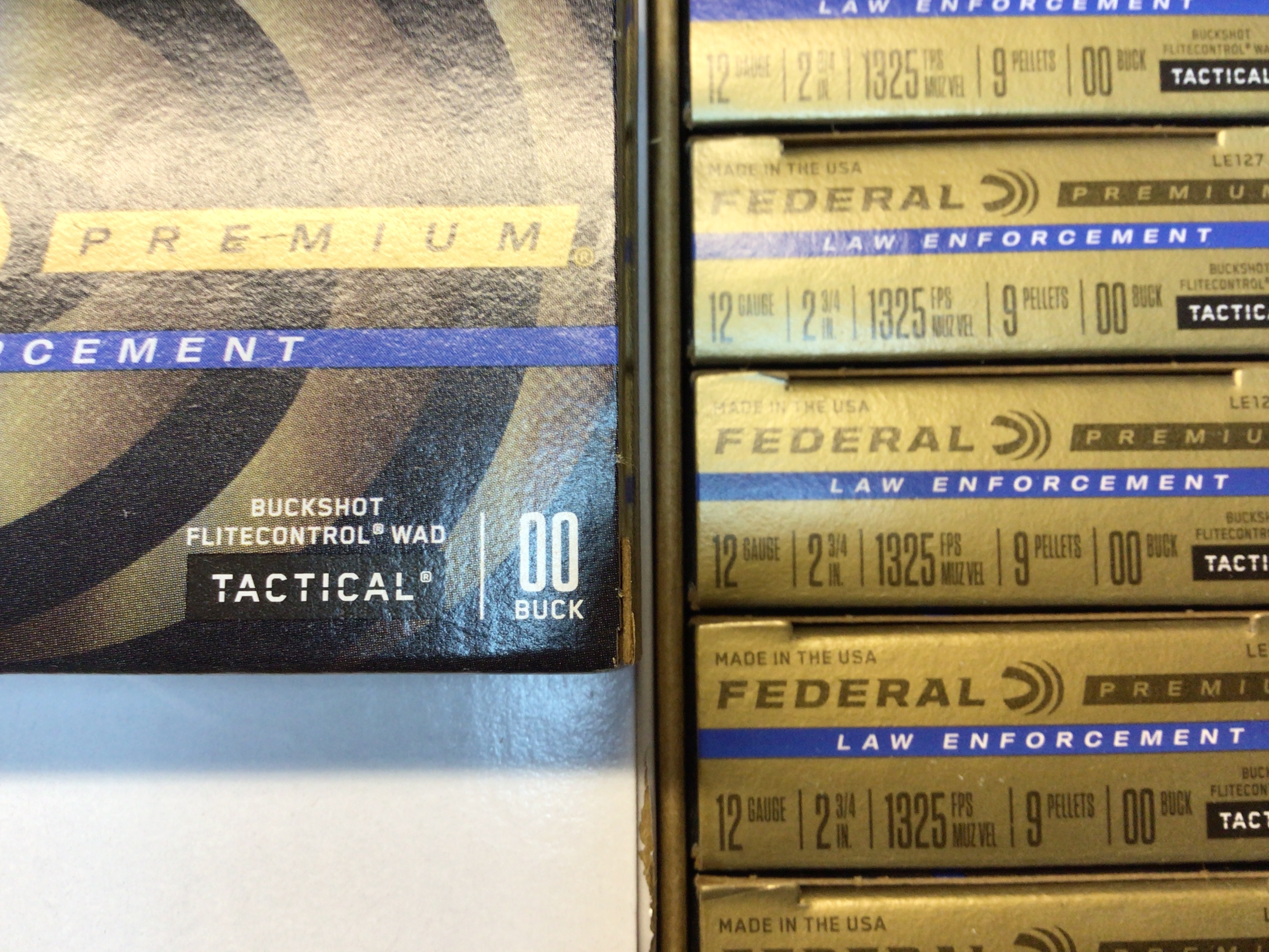 250 Round Case Federal Premium Law Enforcement Tactical Buckshot LE127 ...