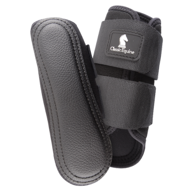 AWCSB100BKS Classic Equine AirWave Black Classic Front Splint Boots