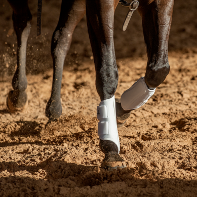 AWCSB100WH Classic Equine AirWave White Classic Front Splint Boots