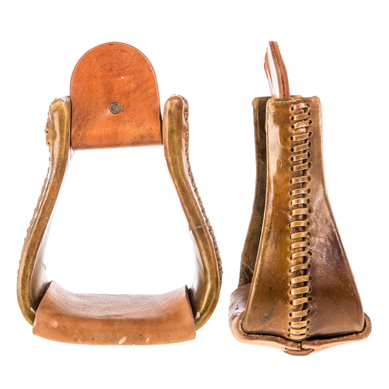 S-30 Bell 4"X6" Rawhide Overshoe Stirrup