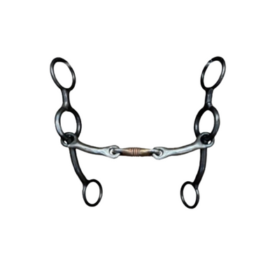 Z2-19 Dutton Bits 3-Piece Sweet Iron Mouth with Dogbone Gag