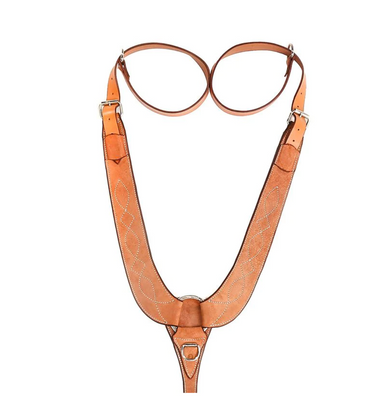 BCP505 Ray's Natural Roughout Stitched Pulling Collar