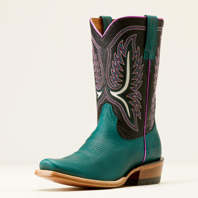 10051019 Ariat Women's Ancient Turquoise Futurity Colt Western Boot