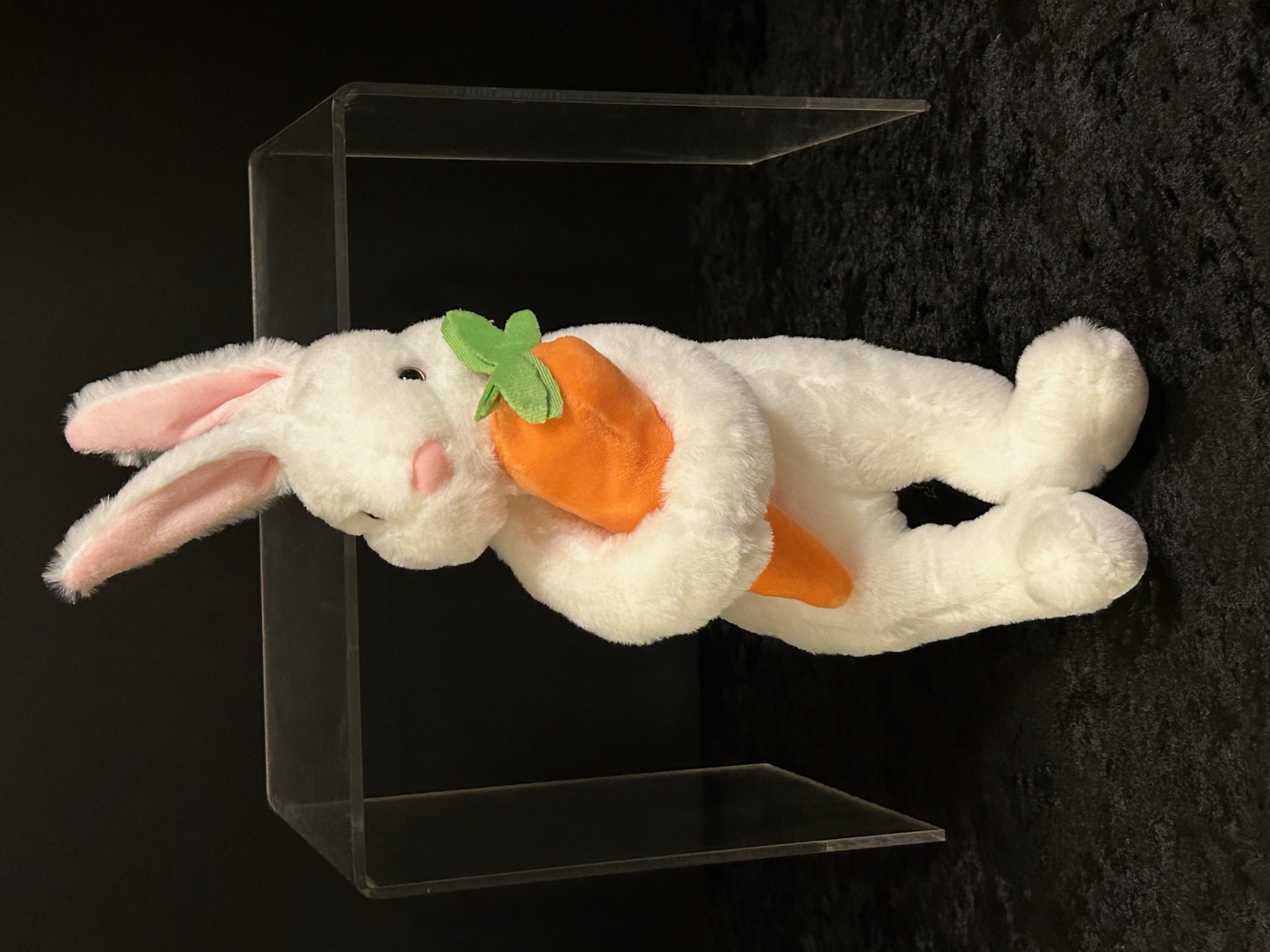 Plush Stuffed 8 inch Easter Bunny with Carrot