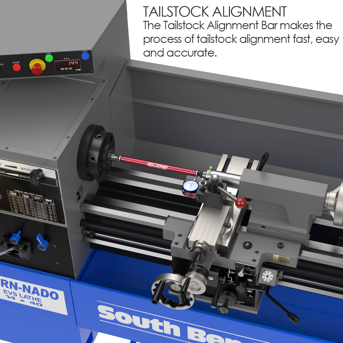 Tailstock Alignment Bar 27-000 by Edge Technology