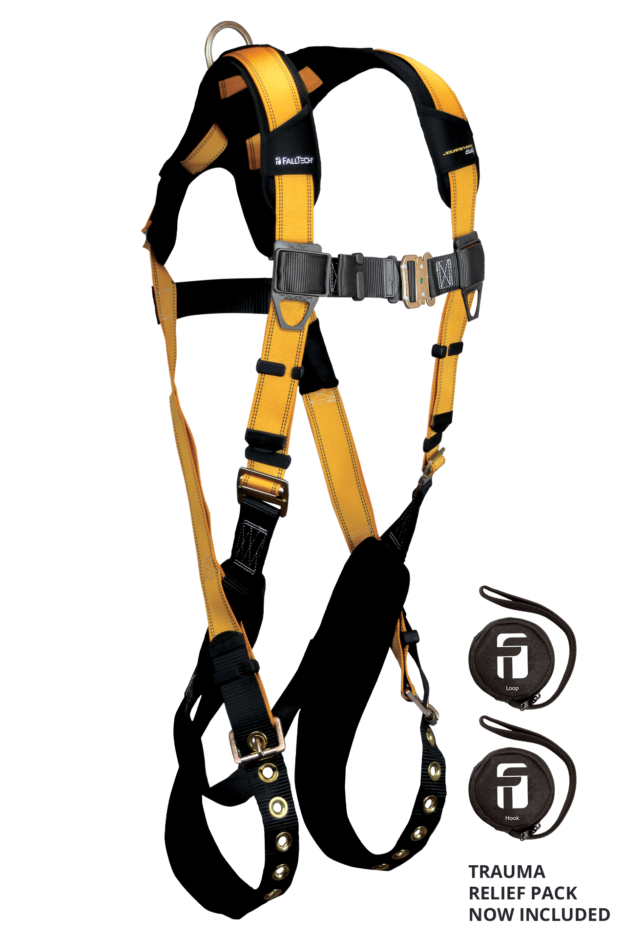FallTech 7021 - Journeyman Flex Steel 1D Standard Non-Belted Full Body ...
