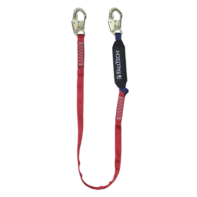 FallTech 8247B - 6' Ironman 12' free fall Energy Absorbing Lanyard ...